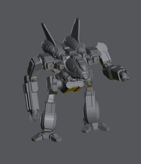 Black Python BKP-Prime4 BattleTech Miniature - Blacksheep Industries